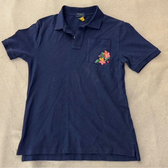 Polo Ralph Lauren | Shirts | Polo Ralph Lauren Shirt Women Navy Blue ...